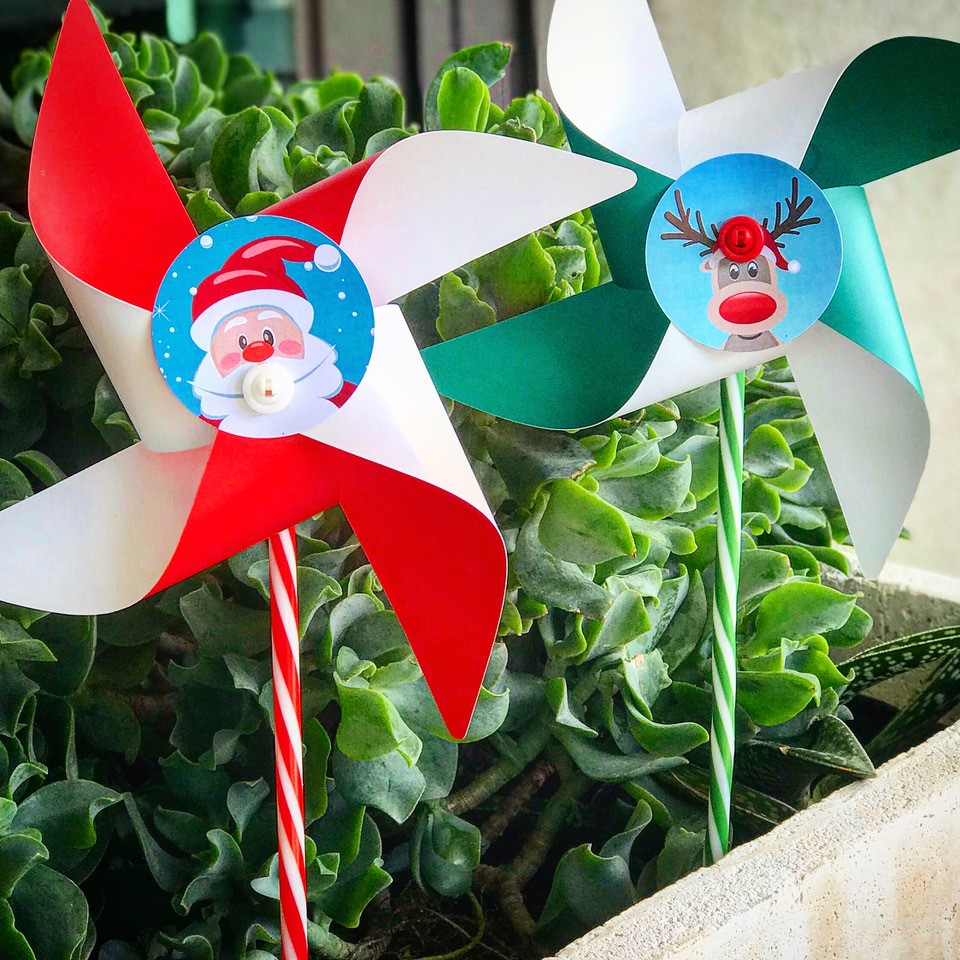 Eco Christmas Pinwheels (15pcs) - The Local Side